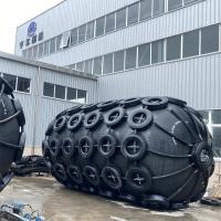China ISO17357  CCS BV DNV  Pneumatic Rubber Fender 50/80Kpa Pressure For Marine Protection for sale
