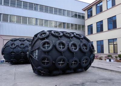 China Marine Ship Yokohama Type Pneumatic Rubber Fender With Chain Net for sale