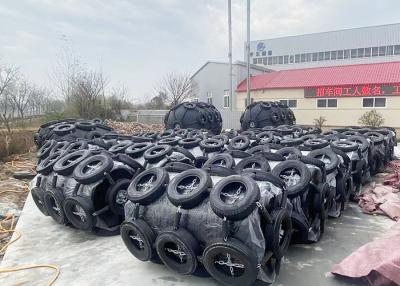 China Polyurethane Cylindrical Hot Dip Galvanized Flange Floating Foam Fender for sale