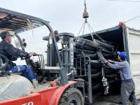 China BV Certificate Yokohama Type STS STD Pneumatic Rubber Fender With Tires Net for sale