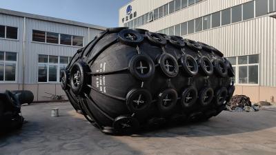 China Pneumatic Sling And Net Type Marine Rubber Fender for sale