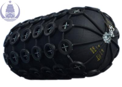 China Professional Pneumatic Marine Rubber Fender With Galvanized Chain And Tire for sale