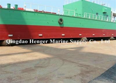 China Fishing Pneumatocyst Barge Ship Launching Airbags Natural Rubber Material for sale