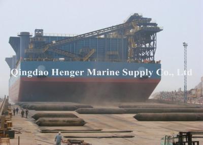 China Enhanced Marine Ship Launching Airbags Soft Rubber Material With Good Abrasion Resistance for sale