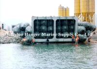 China Dia1.2mx10m Marine Rubber Airbag , Black Rubber Ship Launching Airbags for sale