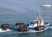 China Dock Inflatable Boat Marine Airbag Fender Pipe Seal For Moving The Cargo for sale
