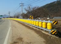 China Highway Crash Cushion Barrier Safety Roller Fence For Fork Road for sale