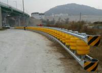 China Highway Traffic Safety Roller Barrier EVA Buckets Anti - Crollision Function for sale