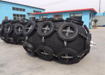 China Customized Natural Pneumatic Marine Fender Durable With Chain And Tire Net for sale