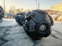 China Inner Pressure 50/80Kpa Pneumatic Marine Fenders Initial Pressure 50Kpa Deflection 60% for sale