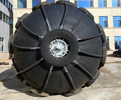 China 0.5*1m-4.8*12m Pneumatic Rubber Fender For Offshore for sale