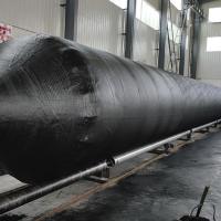 China Marine Lifting Boat Dock Pneumatic Inflatable Ship Launching Rubber Airbag for sale