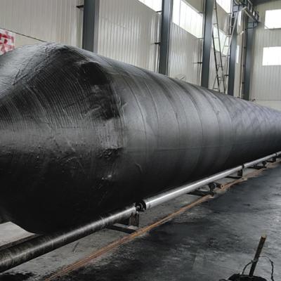 China Marine Lifting Boat Dock Pneumatic Inflatable Ship Launching Rubber Airbag for sale