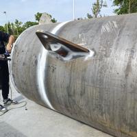 China Large-Diameter Steel Floating Mooring Buoy for Marine Offshore Applications for sale