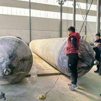 China Marine Rubber Airbag with Integrated Inflation Hose Connection for Quick Air Supply in 0.8-3 M Diameter and 4-25 M Length for sale