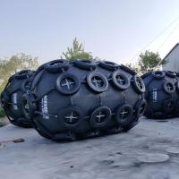 China Net Type Pneumatic Rubber Fender Diameter 0.5m To 4.5m Marine Fender System Provide Superior Dock Protection for sale