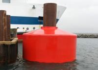 China Marine Solid Foam Cylindrical Rubber Fender dia 4.5m High Performance for sale