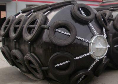 China EVA Material Foam Filled Boat Fenders With Chain Tyre Net STS STD Operation for sale