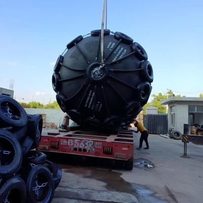China Two-Year Warranty Pneumatic Rubber Fender 3.0*6.0M For Offshore Vessel Berthing for sale