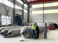 China Marine Rubber Airbag with Rapid Inflation Manifold for Simultaneous Multi Unit Operation in 0.8-3 M Diameter for sale