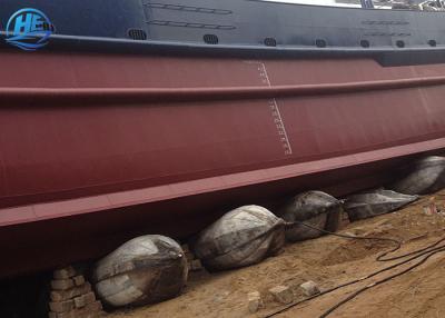 China Natural Rubber 1.5*8m 4-12 Layers Marine Rubber Airbag Boat Launching for sale