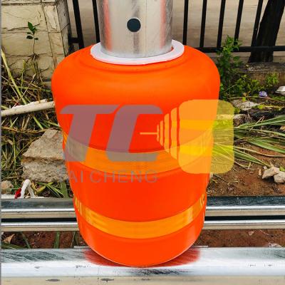 China Anti Shock Diameter 370mm Spacing 0.5m Safety Roller Barrier for sale