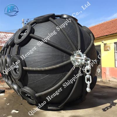 China Anti Collision Inflatable Pneumatic Rubber Fender Black Color 24 Months Warranty for sale