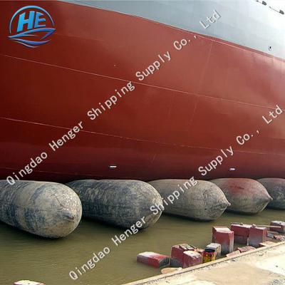 China Heavy Duty Marine Rubber Airbag with 4-12 Layers, 0.8-3 M Diameter, and 4-25 M Length for Ship Launching and Salvage for sale