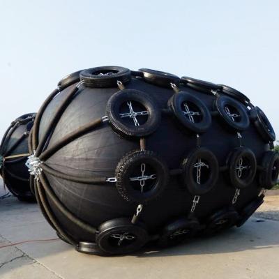 China 12.0m Length Pneumatic 50Kpa Marine Rubber Fender for sale