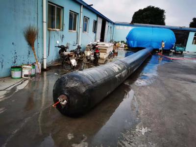 China Inflatable D15*L20 Marine Rubber Airbag Caisson Lifting Heavy Duty Rubber Balloons for sale