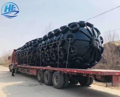 China Yokohama Pneumatic Rubber Fender For Ship To Ship Project ISO17357 Certificate for sale
