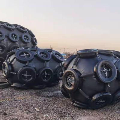 China Marine Pneumatic Rubber Fender Yokohama Dock Fenders Foam Filled BV Certificated for sale