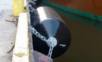 China EVA Foam Filled Ship Floating Dock Fender Polyurethane Material 1.5X3m for sale