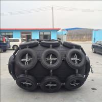 China 4.5*9m 50kpa Floating Rubber Pneumatic Marine Fender Black for sale