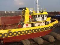China 1.8*18mtr Marine Rubber Airbag For Boat Launching for sale