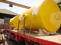 China Foam Filled Marine Floating And Steel Mooring Buoy With Chain Through for sale
