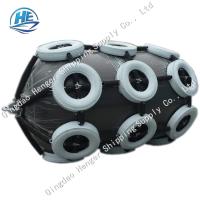 China 1.7*3m Standard Deflatable Pneumatic Rubber Fender White Tyres For Boat And Ship for sale