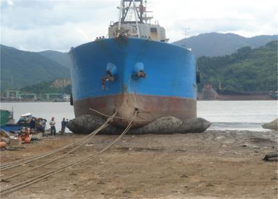 China High Pressure 1.5*14m Ship Launching Rubber Airbag 4-10 Layers for sale