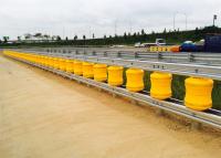 China EVA Yellow Safety Roller Barrier Highway Rotating for sale