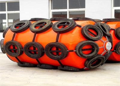China CCS ABS Foam Filled Fender With Chain And Tire Net Netted Type for sale