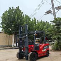 China Outdoor Battery Operated 2 Ton Electric Forklift 1 Ton Forklift with 125MM Fork Width for sale
