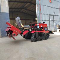 China 800 KG Diesel Crawler Rotary Tiller for Small-Scale Agricultural Operations for sale