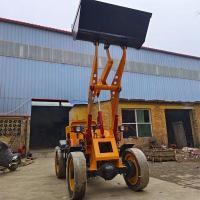 China Mini 4wd Backhoe Loader with 0.4m3 Bucket Capacity and 2800 X 1000 X 1400 mm Dimension for sale
