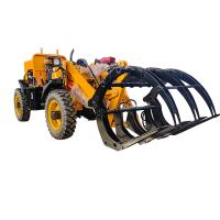 China 600 kg Machine Weight Customizable Logo Mini Telescopic Diesel Wheel Front End Loader for sale