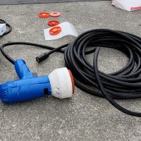 China Small Size Portable Tarpaulin Plastic Pvc Flex Banner Heat Hot Air Seam Welder Welding Machine for sale