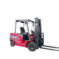 China Small Electric Forklift for Food Beverage Shops Four Wheel Drive Handling Equipment for sale