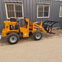 China Building Material Shops CHANGCHAI Engine Wheel Loader Front with 400kg Loading Capacity for sale