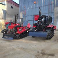 China Multifunctional Farm Cultivator Diesel Crawler Rotary Tiller for Seedbed Preparation for sale