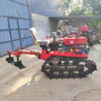 China Multifunctional Farm Cultivator Diesel Crawler Rotary Tiller for Seedbed Preparation for sale