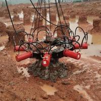 China Befocus Circular Hydraulic Concrete Pile Breaker for Building Material Shops 1470 kg for sale